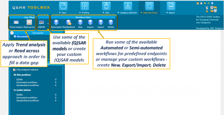 Filling Data Gaps ⬣ QSAR Toolbox