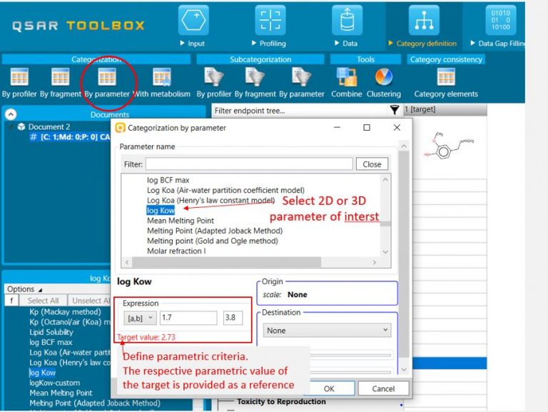 Grouping ⬣ QSAR Toolbox